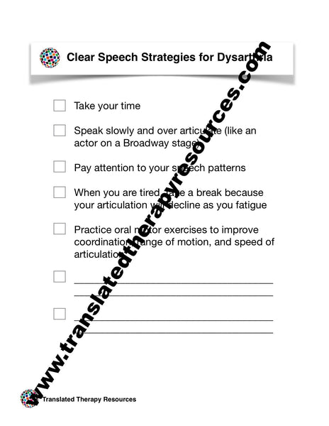Clear Speech Strategies English – Williams Therapy Services, Inc.